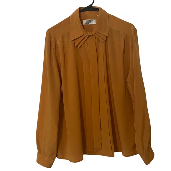 Josephine | Tops | Josephine Mustard Colored Long Sleeve Work Blouse ...